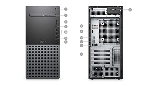 Dell XPS 8950 Desktop (2022) | Core i5-12400 - 512GB SSD Hard Drive - 16GB RAM | 6 cores @ 4.4 GHz Win 11 Pro Silver