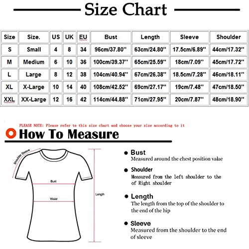 BYOIMUD Summer Short Sleeve Tops for Women Bird Rainbow Graphic Kindness T-Shirt Pullover Casual Crew Neck Shirts