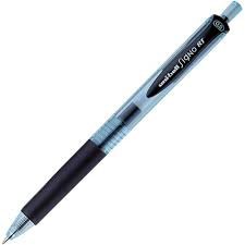 Uni-ball Signo RT Rubber Grip & Click Retractable Ultra Micro Point Gel Pens -0.38mm- Black Ink-3 Pens & 3 Pens Refills - Value Set