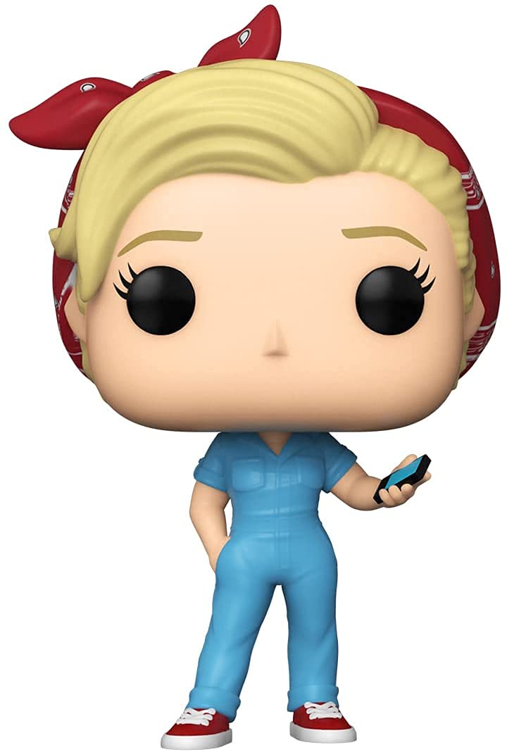POP Parks and Rec - Leslie Knope The Riveter Funko Vinyl Figure (Bundled with Compatible Box Protector Case)