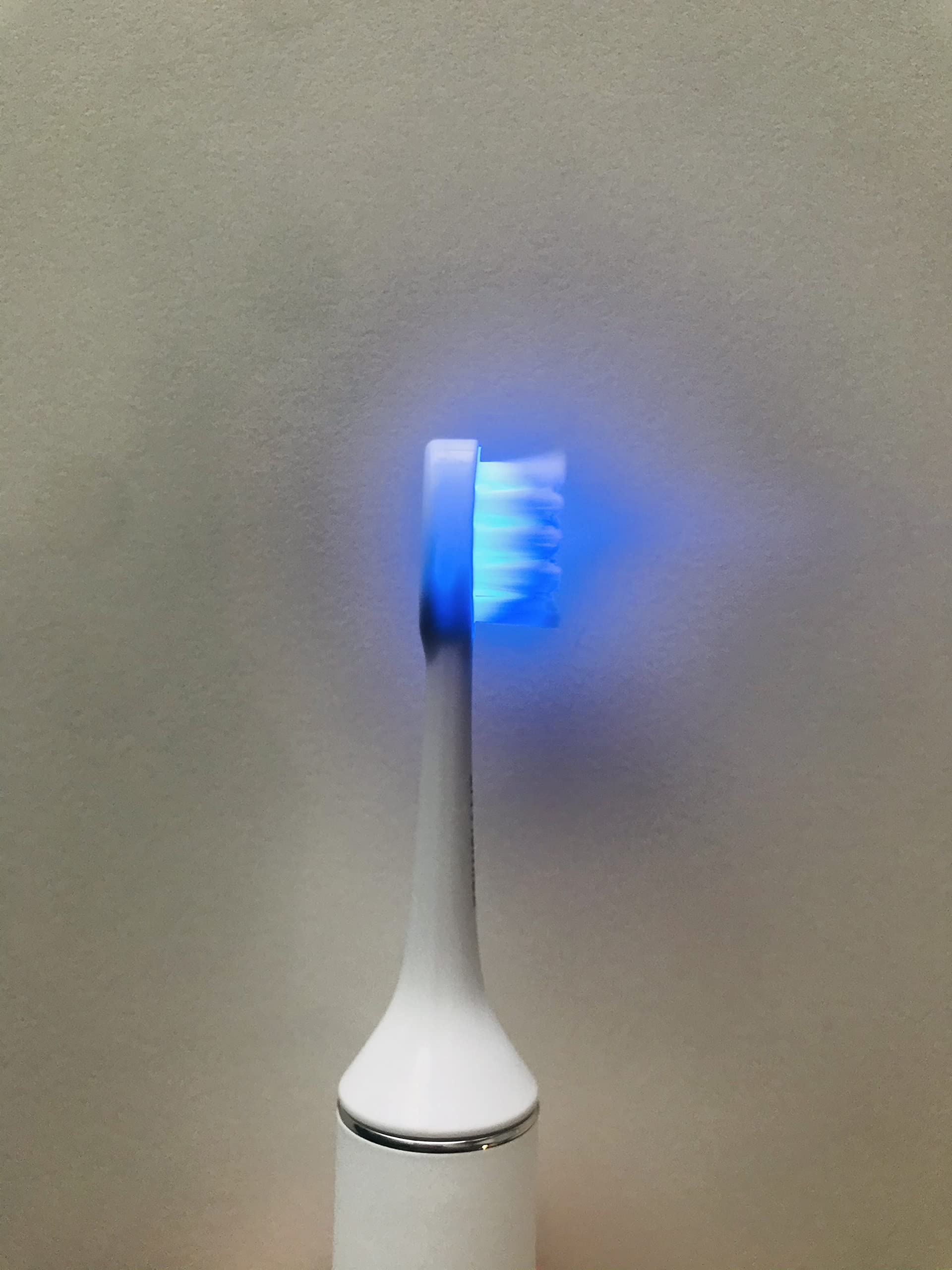ENVISMILE Sonic Electric Toothbrush Blue LED Teeth Whitening - 4 Modes Clean, Sensitive, Polish, Gum Care, Prevent Bleeding Gums