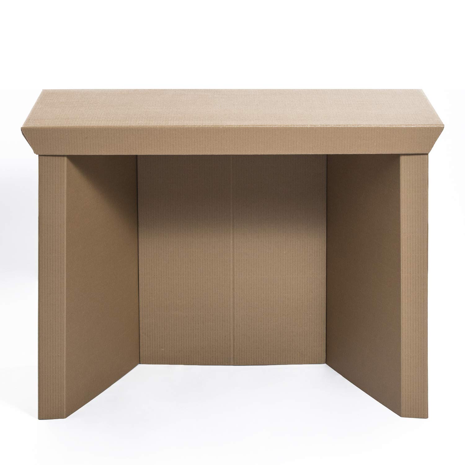 Cardboard Computer Desk for Home Office –39” Writing Laptop Table made of Recyclable Water Resistant Cardboard for Bedroom and Small Spaces – Eco-friendly Modern Study Tables - Sturdy and Long Lasting