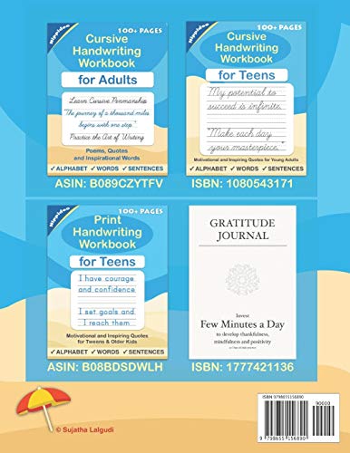 Print Handwriting Workbook for Adults: Improve your printing handwriting & practice print penmanship workbook for adults