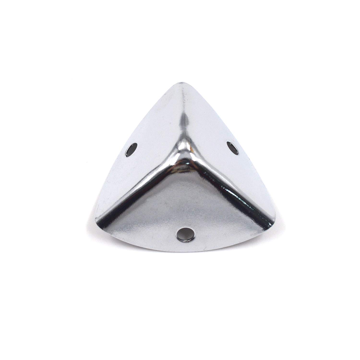 Box Edge Safety Guard Karcy Corner Protector Box Edge Guard Metal Edge Guard Side Length 1.4" Iron Silver with Mounting Hardware Pack of 8