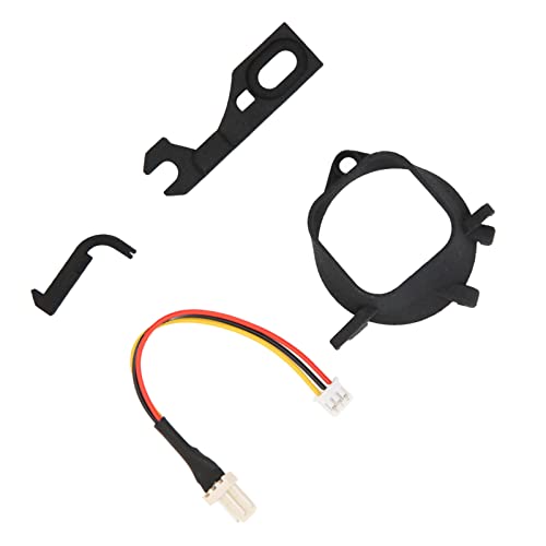 Console Cooling Fan Mount, Mini Fan 3D Print Mount Kit Replacement Stable ABS Material Professional 10K Cable for Game Controller