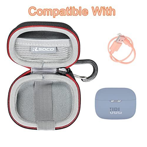 RLSOCO Hard Case for JBL Tune 230NC TWS/Vibe Beam/Vibe 200TWS/Tune 130NC TWS/Wave 200 True Wireless Earbuds