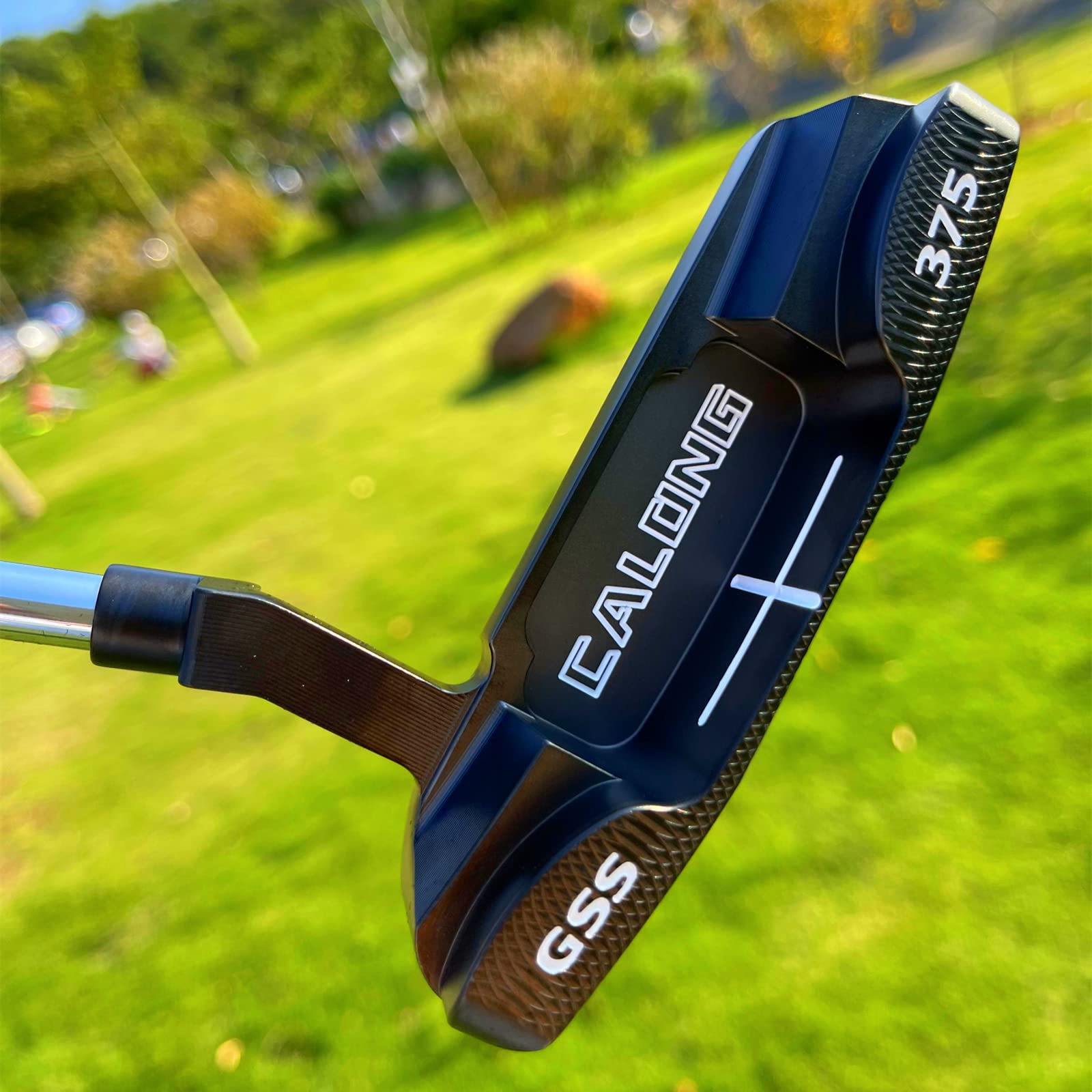 CALONG Super GSS Blade Golf Putter 303 Steel 375g CNC Milled Right Hand Skull Golf Club Putter with Headcover
