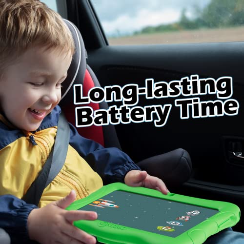 Contixo 7 inch Kids Learning Tablet Bundle - 2GB RAM 32GB Storage, Bluetooth, Android 10, Dual Cameras, Parental Control, Kids Bluetooth Headphone & Tablet Bag