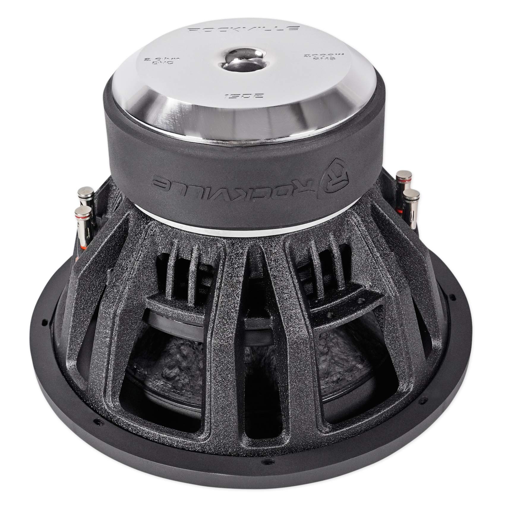Rockville Destroyer 15D2 15" Competition Car Audio Subwoofer w/USA Voice Coils!
