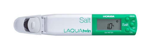 HORIBA LAQUAtwin Salt-22 Compact Salt Meter (Ion Selective Eelectrode Method) for Water, Viscous Liquids, Solids, and Powder Samples