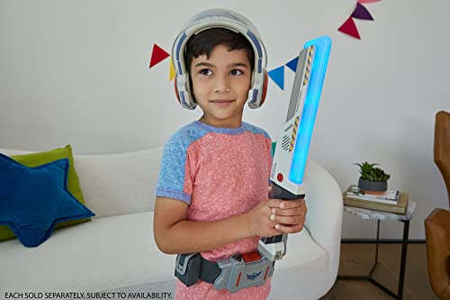 Mattel Disney and Pixar Lightyear Laser Blade DX Costume Toy, Movie-Inspired Plastic Machete with Electronic Lights & Sounds, Kids Gift Ages 4 Years & Older
