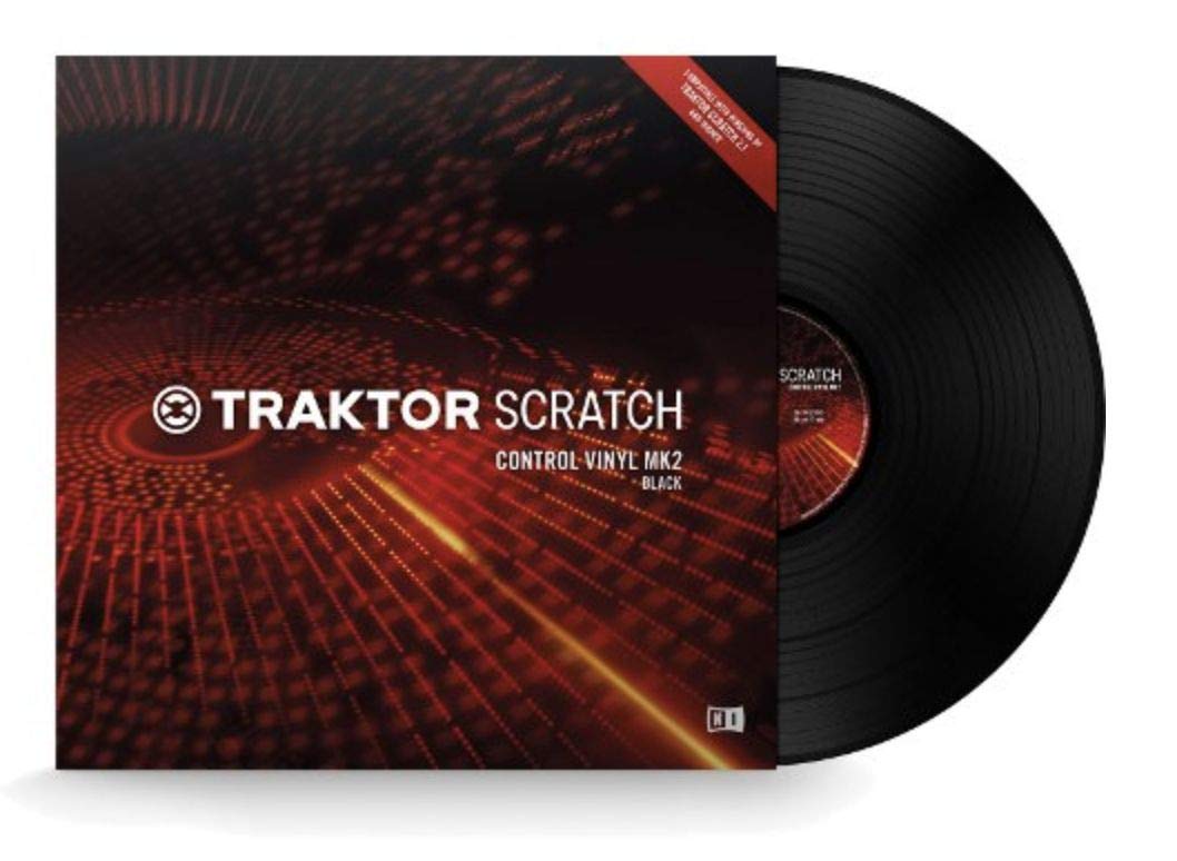 Native Instruments Traktor Scratch Control Vinyl MK2 - Black, Single Vinyl