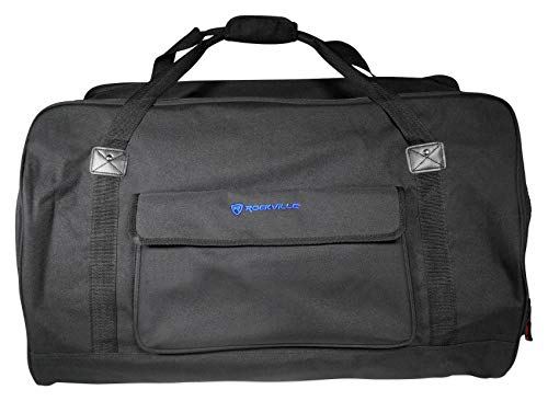 Rockville TB15 Padded Speaker Bag Carry Case for 15" DJ PA Speakers+Stand