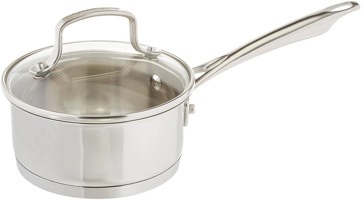 Cuisinart 8919-14 Professional Series 1-Quart Saucepan with Cover, Stainless Steel & 719-16 1.5-Quart Chef's-Classic-Stainless-Cookware-Collection, Saucepan w/Cover