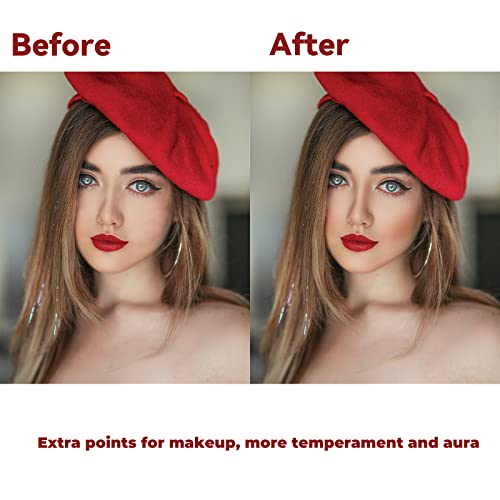 Contour Beauty Wand, Liquid Face Highlighter Bronzer Stick, Blush Pen, with Cushion Applicator Attached for 3D Face Brighten 0.4oz (3 colors)
