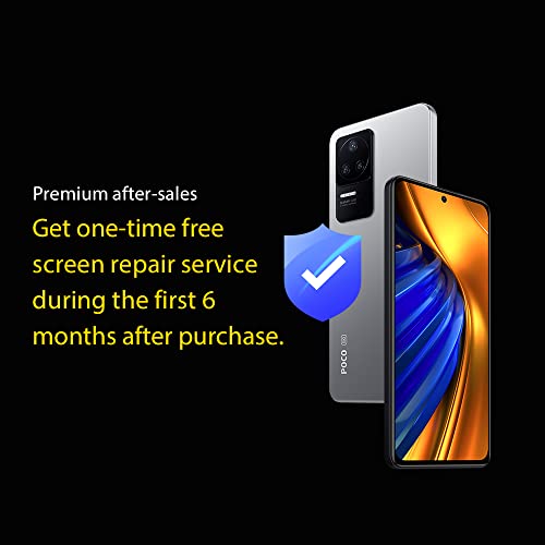 Poco F4 5G + 4G LTE 256GB + 8GB Global Version Unlocked 6.67" 120Hz 64Mp Triple Camera (Not Verizon Sprint Boost Cricket Metro At&T) + (w/Fast Car 51W Charger Bundle) (Night Black)