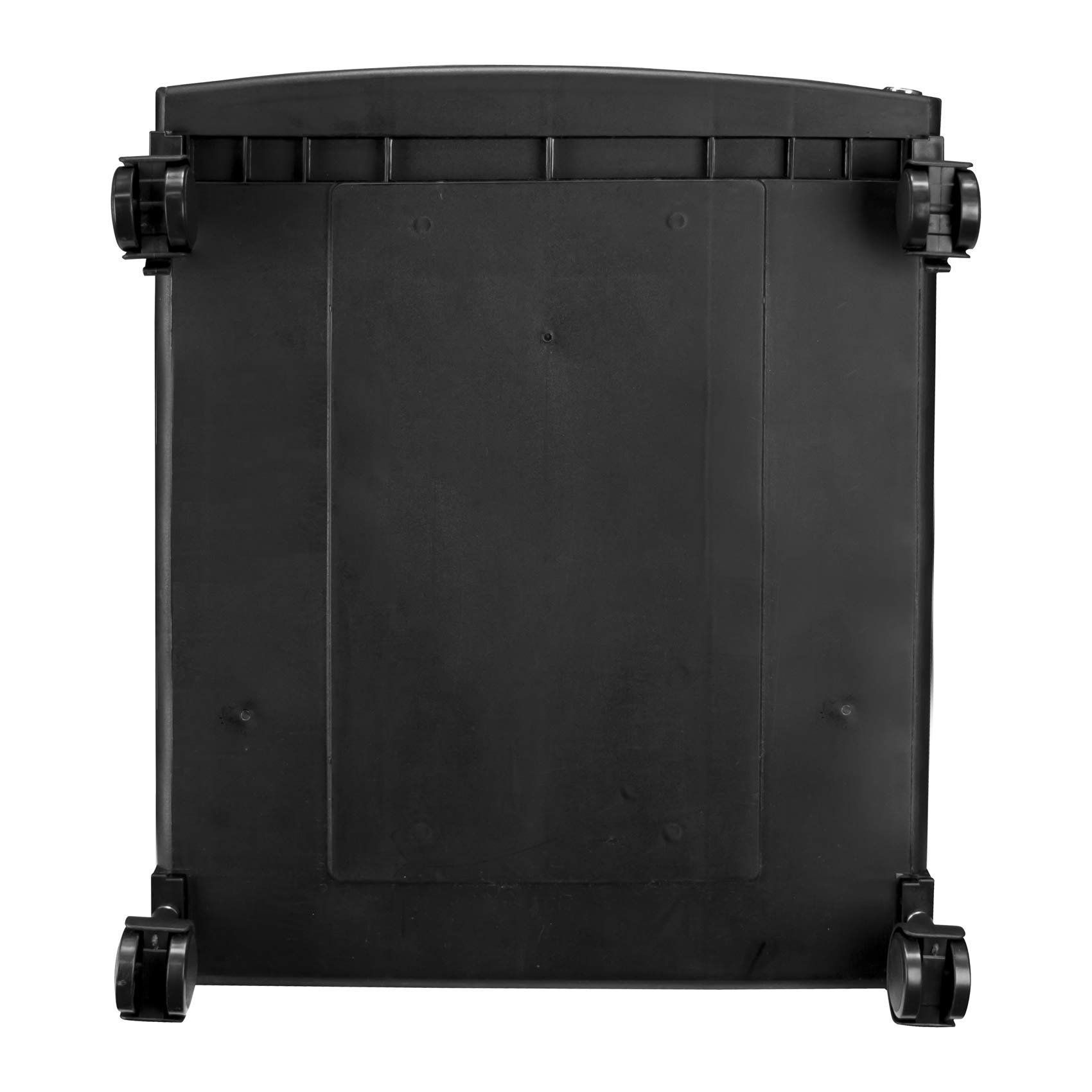 Storex 61312B01C Two-Drawer Mobile Filing Cabinet, 14-3/4w x 18-1/4d x 26h, Black