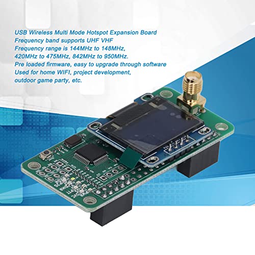 Demeras Hotspot Board, Multi Mode Wireless DMR P25 YSF DSTAR USB Preload Firmware Hotspot Module Professional with Screen for Home WiFi