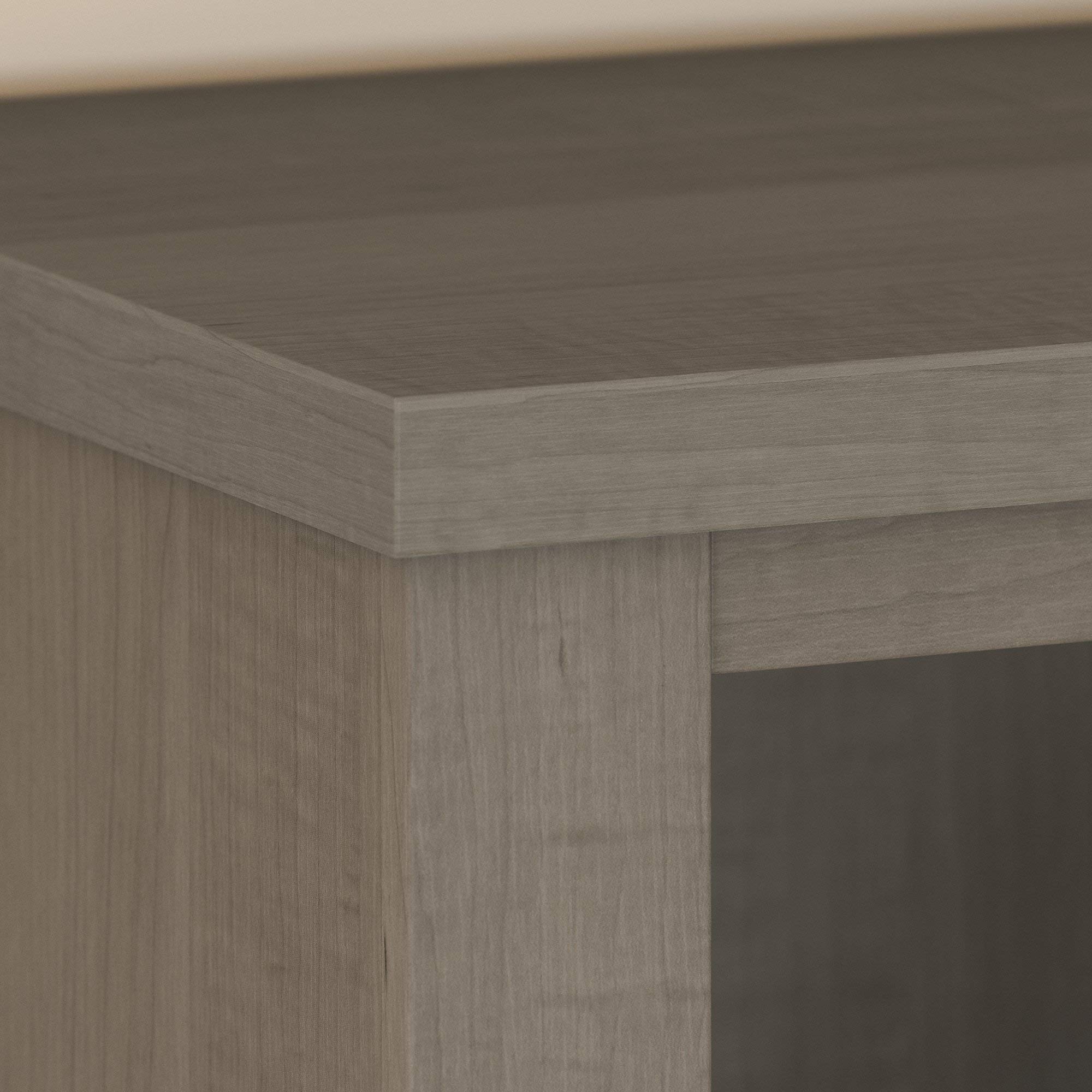 Bush Furniture Somerset Tall 5 Shelf Bookcase in Ash Gray