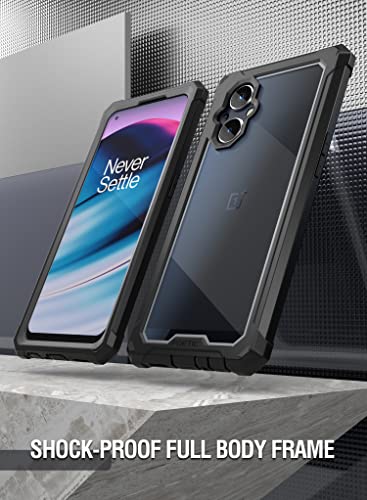 Poetic Guardian Series Case Designed for OnePlus Nord N20 5G, [6FT Mil-Grade Drop Tested], Full-Body Hybrid Shockproof Bumper Cover with Built-in Screen Protector, Black
