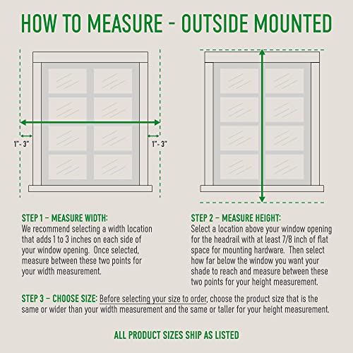 Calyx Interiors 1β Cordless Vinyl Mini Blinds, White, 22.5" W x 36" H, 04MV2224360