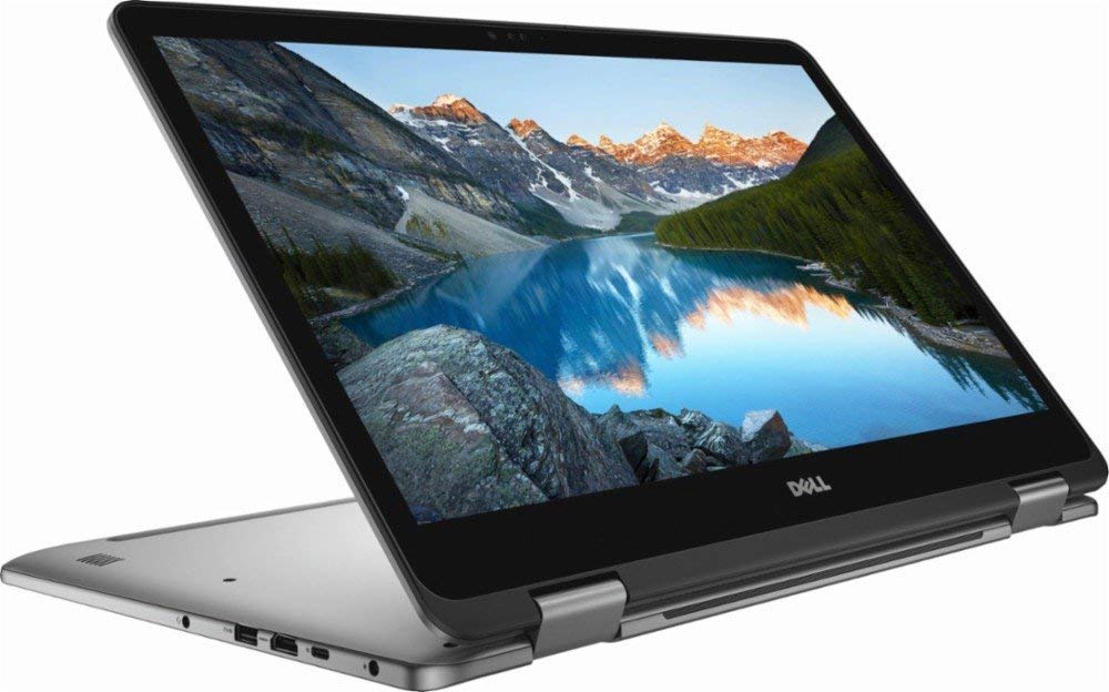 Dell Top Performance Flagship 7000 Series Inspiron 17.3" 2-in-1 FHD IPS Touch-Screen Laptop, Intel 8th Gen i7-8550U, 16GB DDR4, 512GB SSD + 2TB HDD, HDMI, USB-C, Backlit keyboard, NVIDIA MX150, Win 10