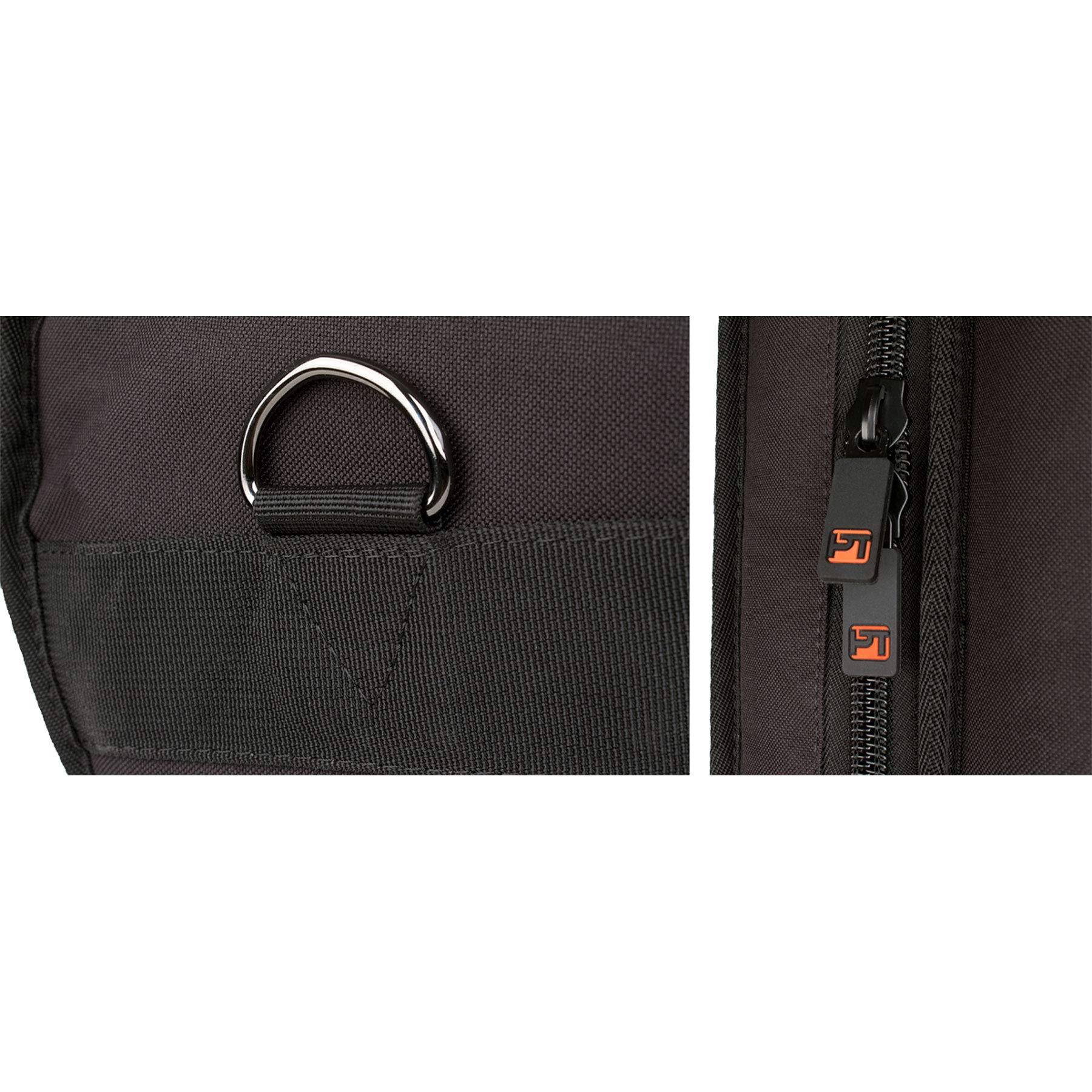 Protec CF234DBL Double Electric Guitar Gig Bag, Gold Series (Fits Strat, Tele, & Les Paul Shaped Guitars),Black