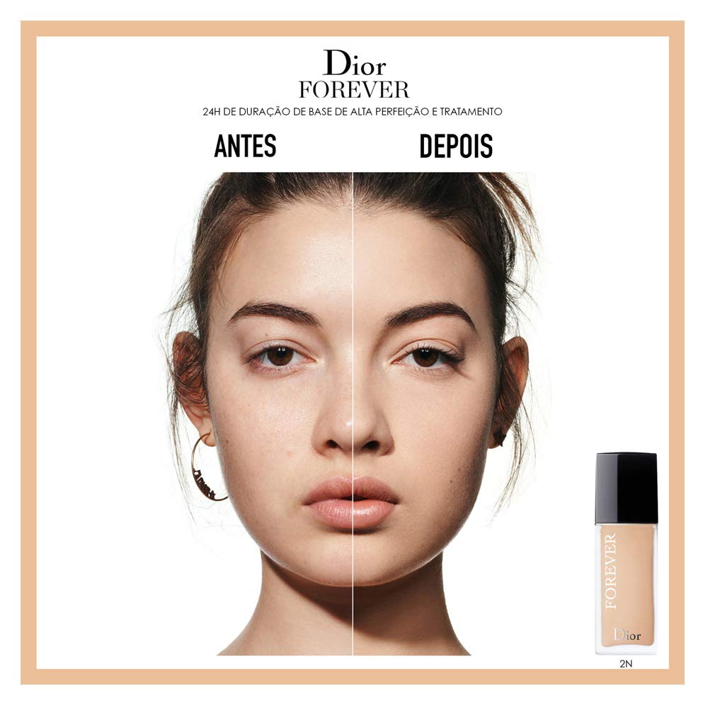 Christian Dior Forever 24h Skin Caring Foundation Spf 35, 3w Warm, 1.0 Ounce
