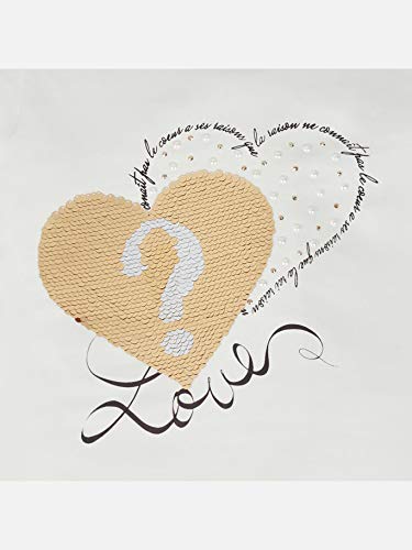 Mayoral 19-07010-017 - L/s Hearts t-Shirt for Girls 18 Years Natural