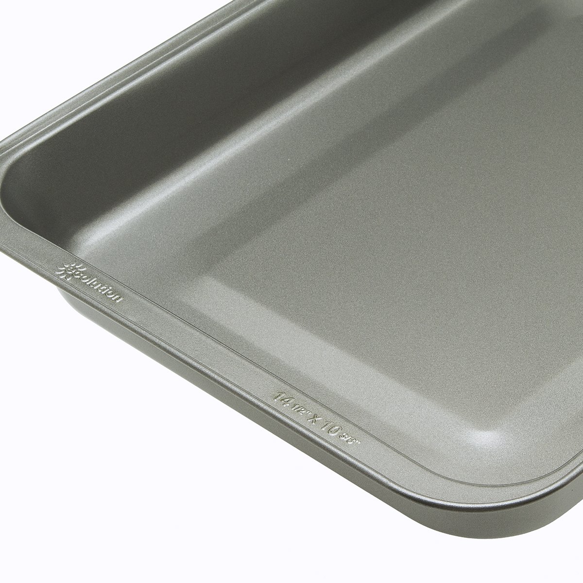 Ecolution Bakeins Cookware Non-Stick Heavy Duty Carbon Steel, Roasting Pan, Gray