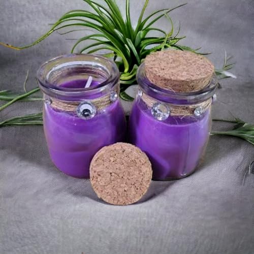 Candle for Saint Lazarus Set of 2 (Vela para San Lazaro set de 2).