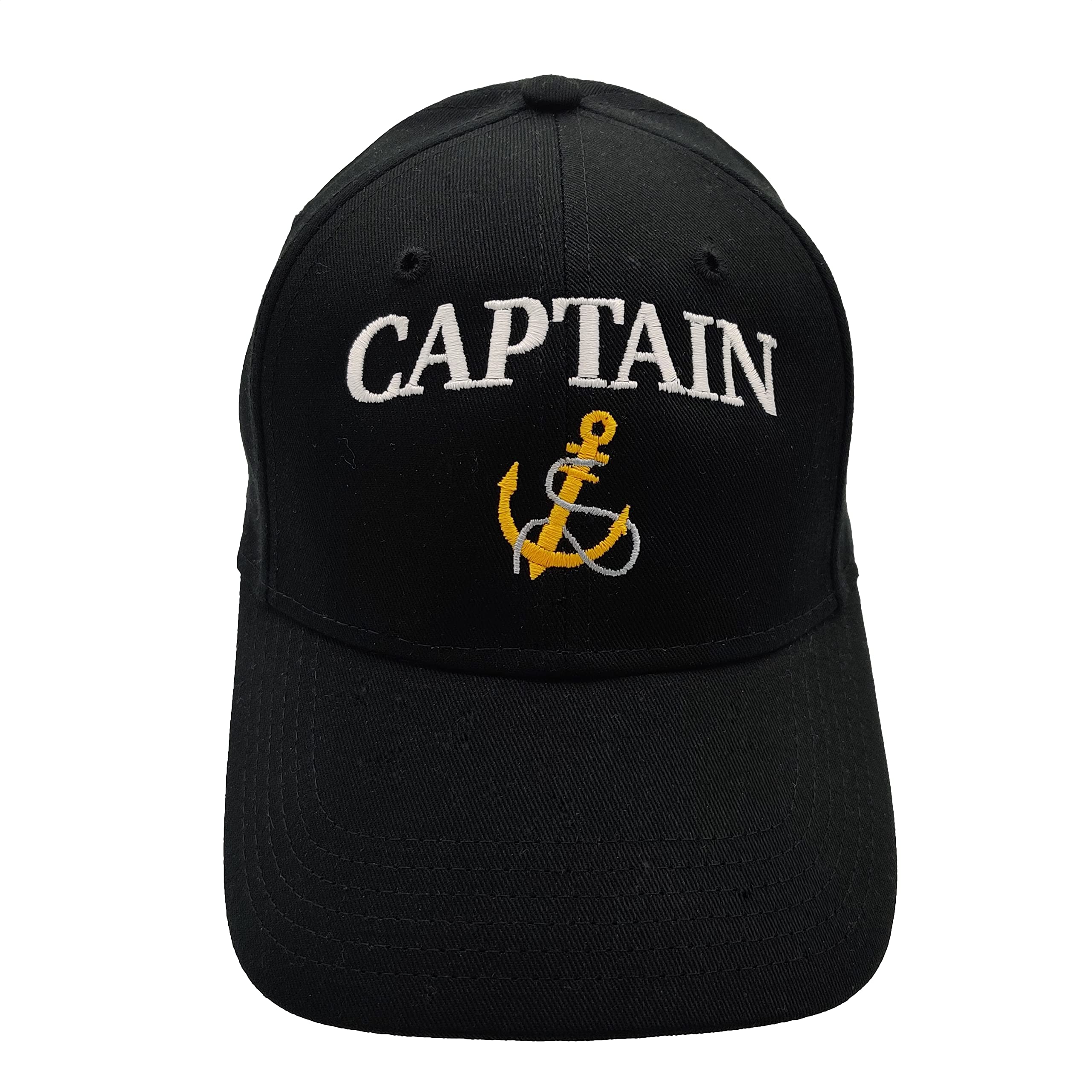 Captain and First Mate Anchor Matching Acrylic Hats - Black