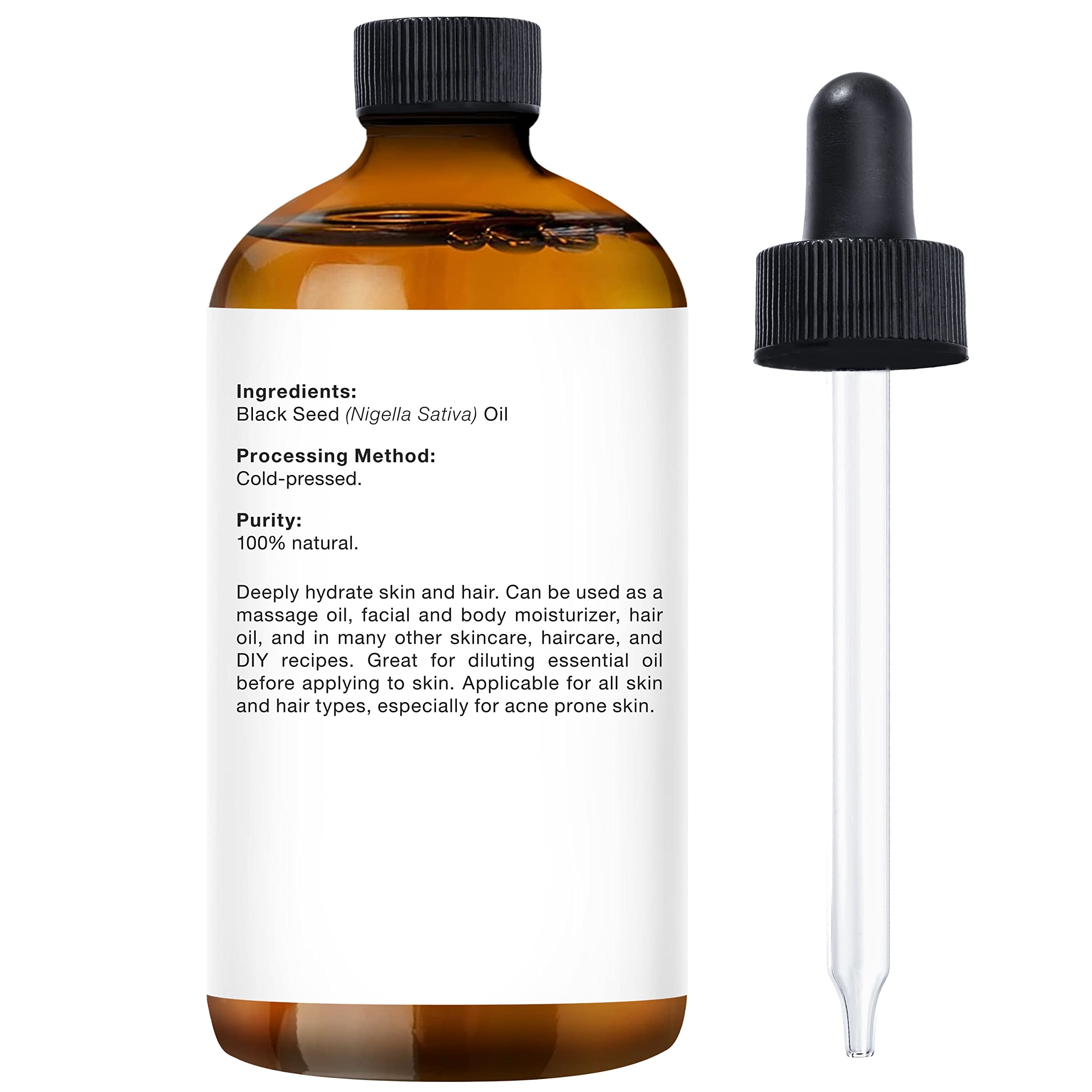 MAJESTIC PURE Black Seed Essential Oil | 100% Pure and Natural Black Seed Oil | Premium Grade Essential Oils for Hair Care, Home Diffusers, Skin, Aromatherapy, Massage and Humidifiers | 4 Fl Oz