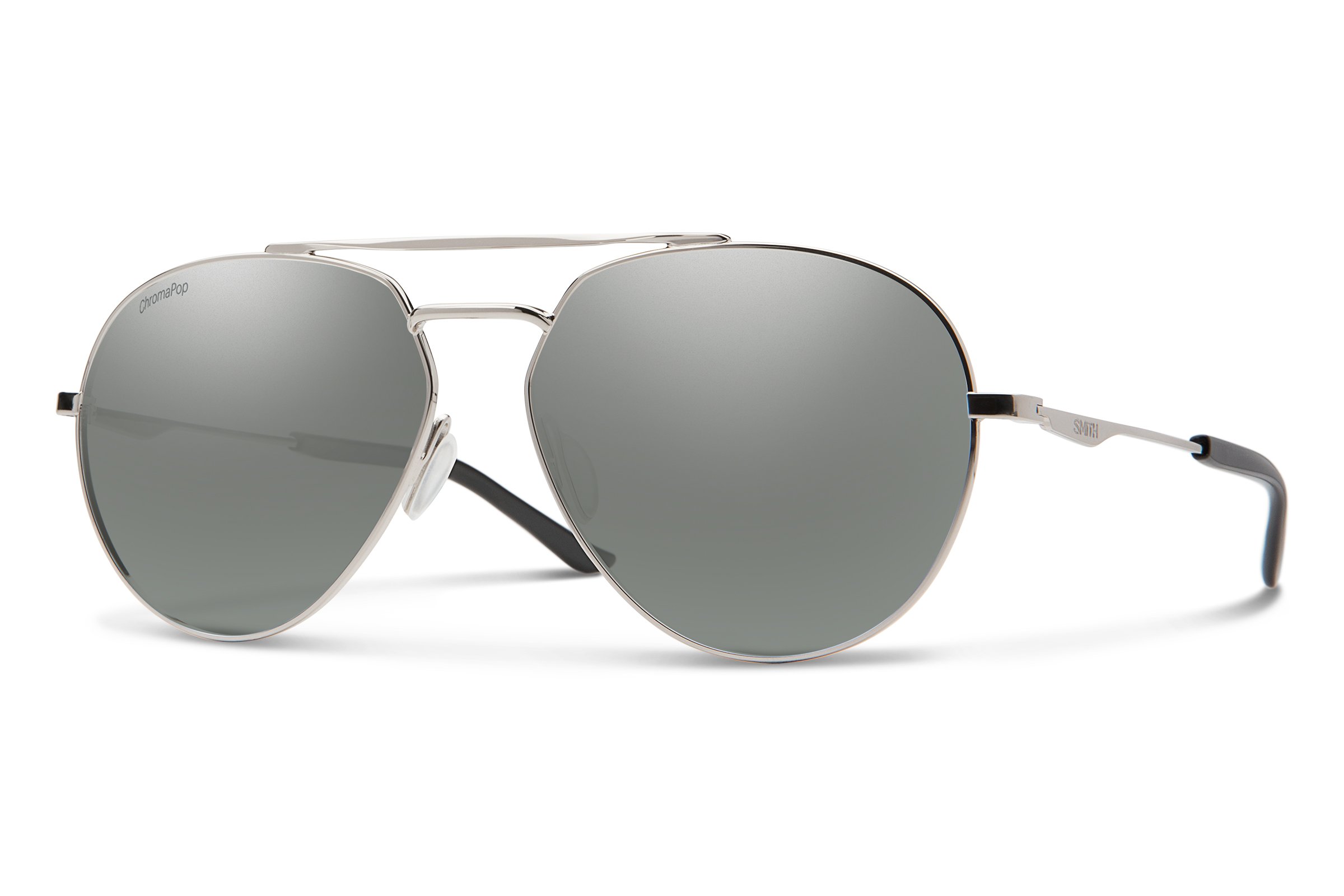 Smith Westgate Chroma Pop Polarized Sunglasses, Silver / ChromaPop Polarized Platinum, Smith Optics Westgate ChromaPop Polarized Sunglasses