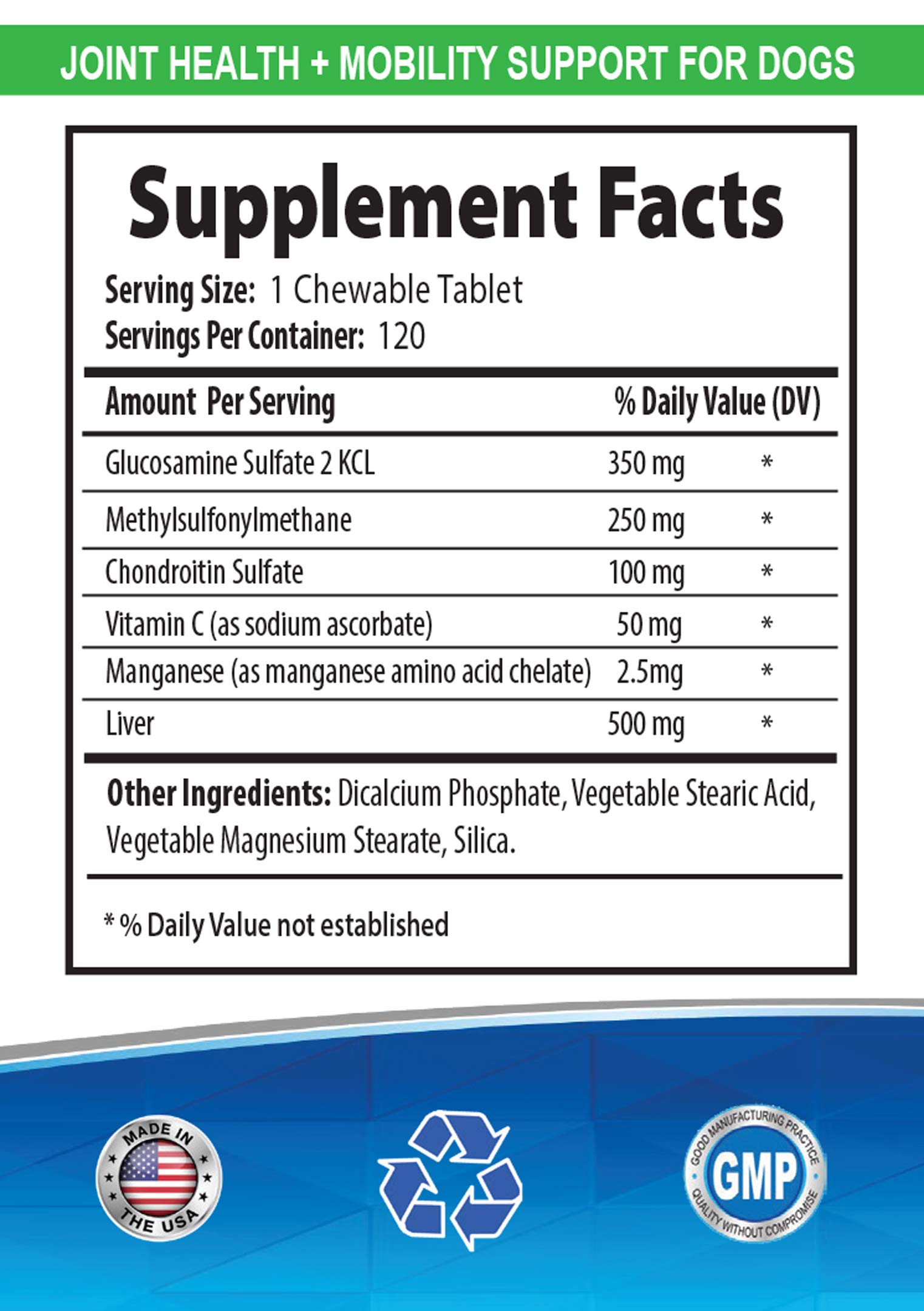 HAPPY PET VITAMINS LLC Dog Joint Supplement Chews - Dog Hip and Joint Health - Stiff Joint Solution - LUBRICATES Joints - Vet Approved - Dog Vitamin c Supplements - 2 Bottles (240 Treats)