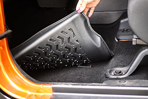 Rugged Ridge | Floor Liner, Front/Rear | 12987.09 | Fits 1976-1986 Jeep CJ-7; 1987-1995 Jeep Wrangler YJ
