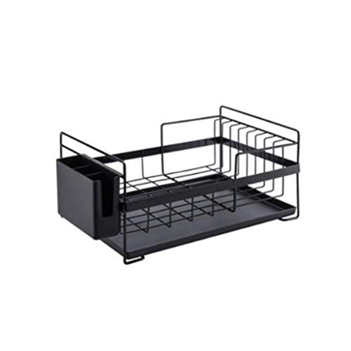STRAW Kitchen Puts the Dish Rack Drain Rack, the Household Double Dish Rack Storage Box Dries the Bowl Storage Basket
