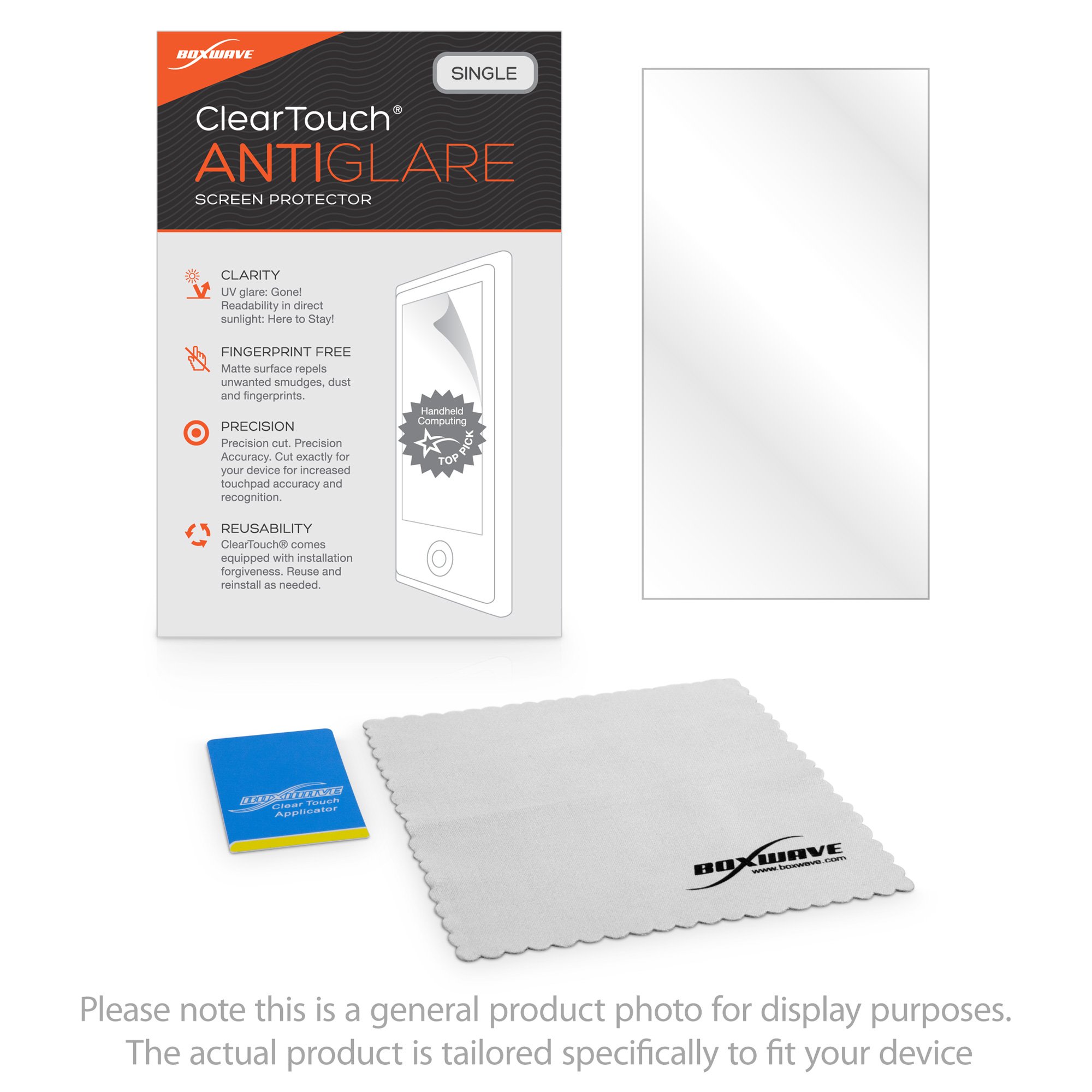 BoxWave Screen Protector for Panasonic Toughpad FZ-N1 (Screen Protector ClearTouch Anti-Glare, Anti-Fingerprint, Scratch Proof Matte Film Shield for Panasonic Toughpad FZ-N1
