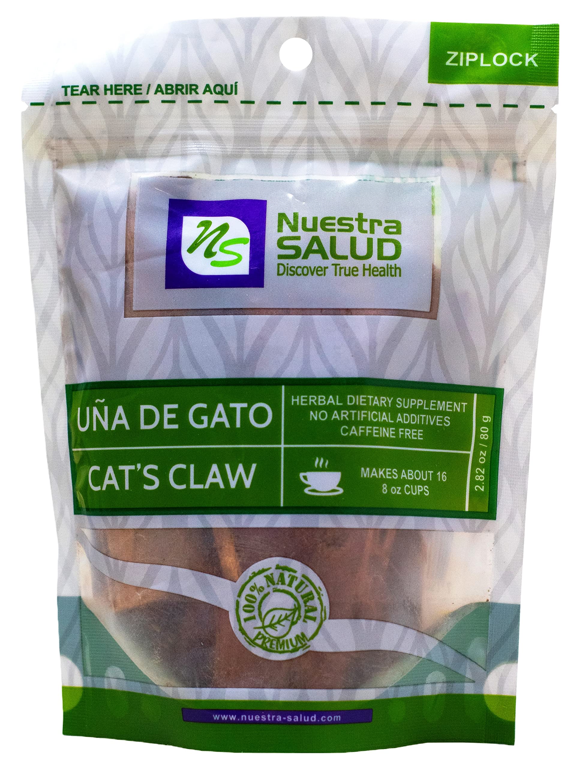 Cat's Claw Bark Herbal Tea Uña de Gato Value Pack (240g) 100% Natural