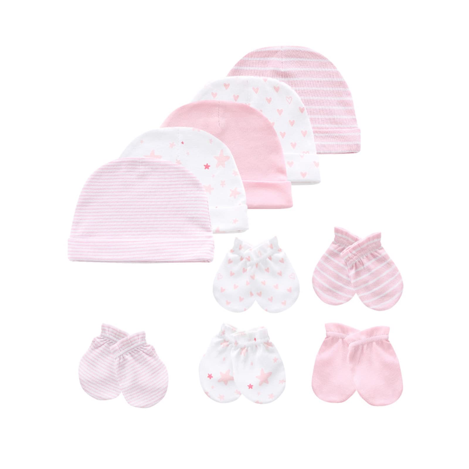 MAMIMAKA Newborn Layette Gift Set 27-Piece Baby Girl Clothes Bodysuits, Pants Essentials and Accessories 0-6Months