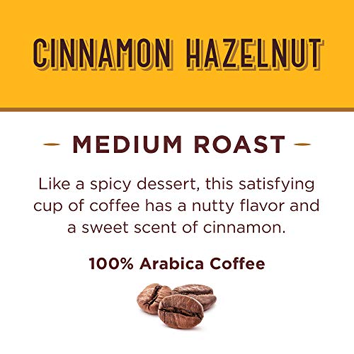 Don Francisco's Hazelnut Flavored K-Cup, Cinnamon, 12 Count