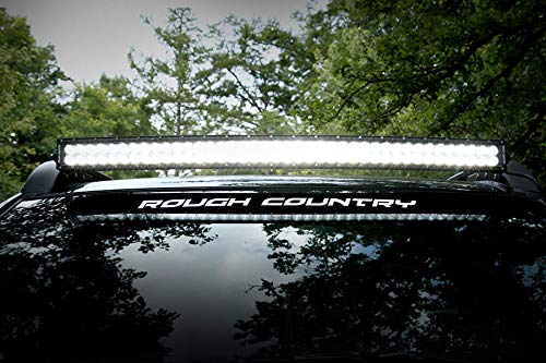 Rough Country 40" Black Series Curved Dual Row DRL CREE LED Light Bar - 72940BD