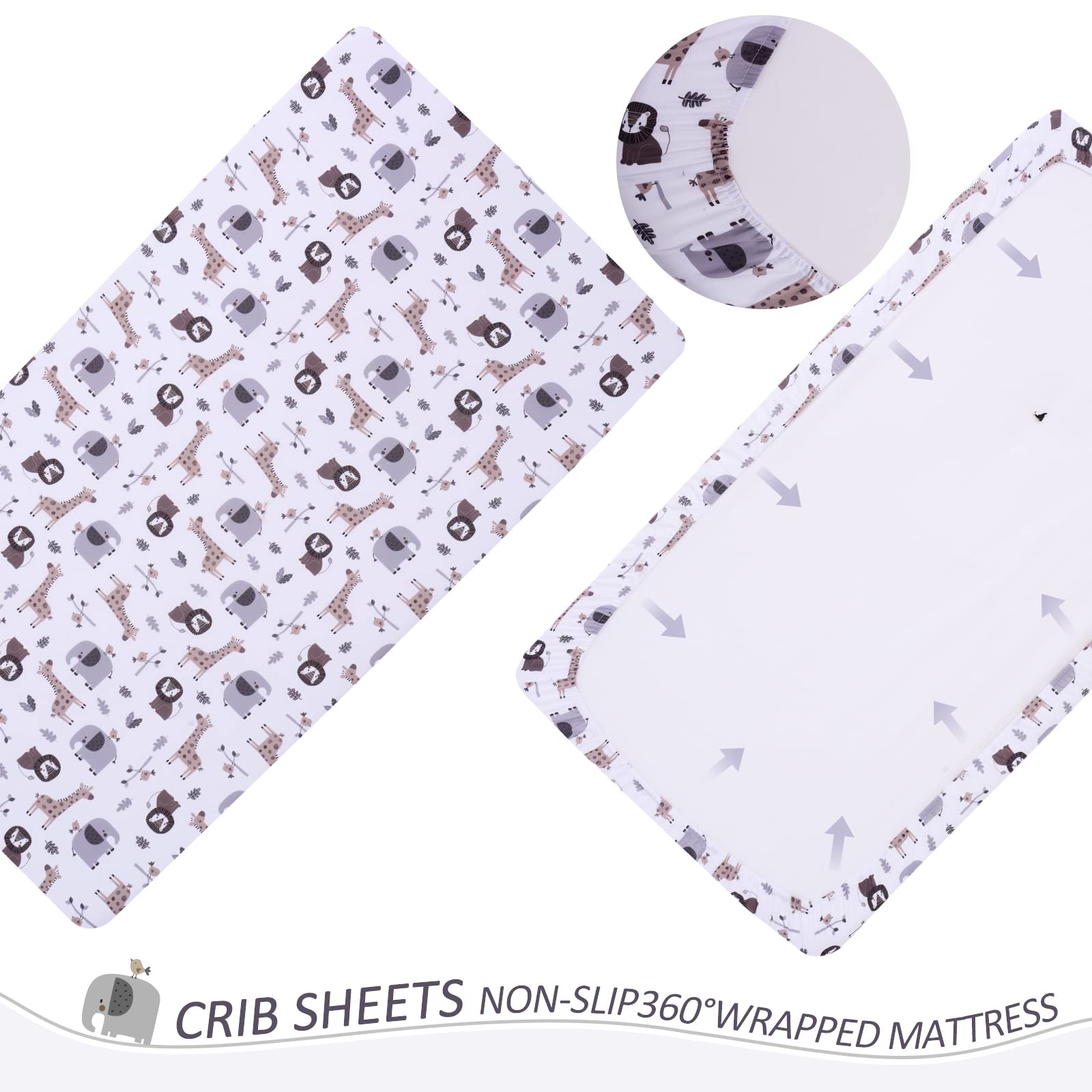 Cloele Baby Boy Crib Bedding Set 4 Piece Space Baby Comforter Bed Set Includes Crib Skirt Crib Quilt Fitted Sheet Toddler Pillowcase - Rocket Soft Nursery Bedding Set for Boys
