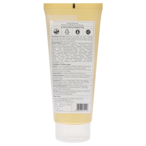 Nykaa Naturals Conditioner - Reetha and Shikakai for Women - 6.08 oz Conditioner