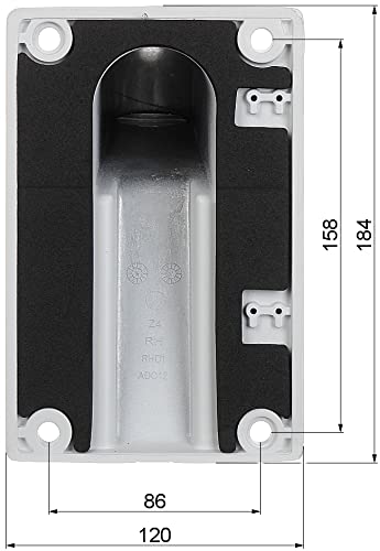 DS-1273ZJ-130-TRL WML, PC130T, LTB301 Wall Mounting Bracket for Selection of HIK Turret Dome Network Security Camera, White, (4 Pack)