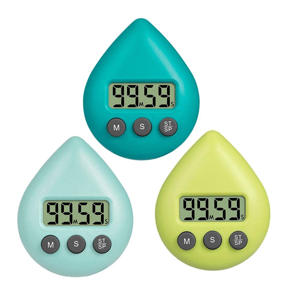 Dongzhur Shower Timer for Kids Adults Digital Shower Timer Waterproof Energy Saver Digital Timer with Alarm & Suction Cup Splash Proof Timers Shower Countdown Timer Reminder