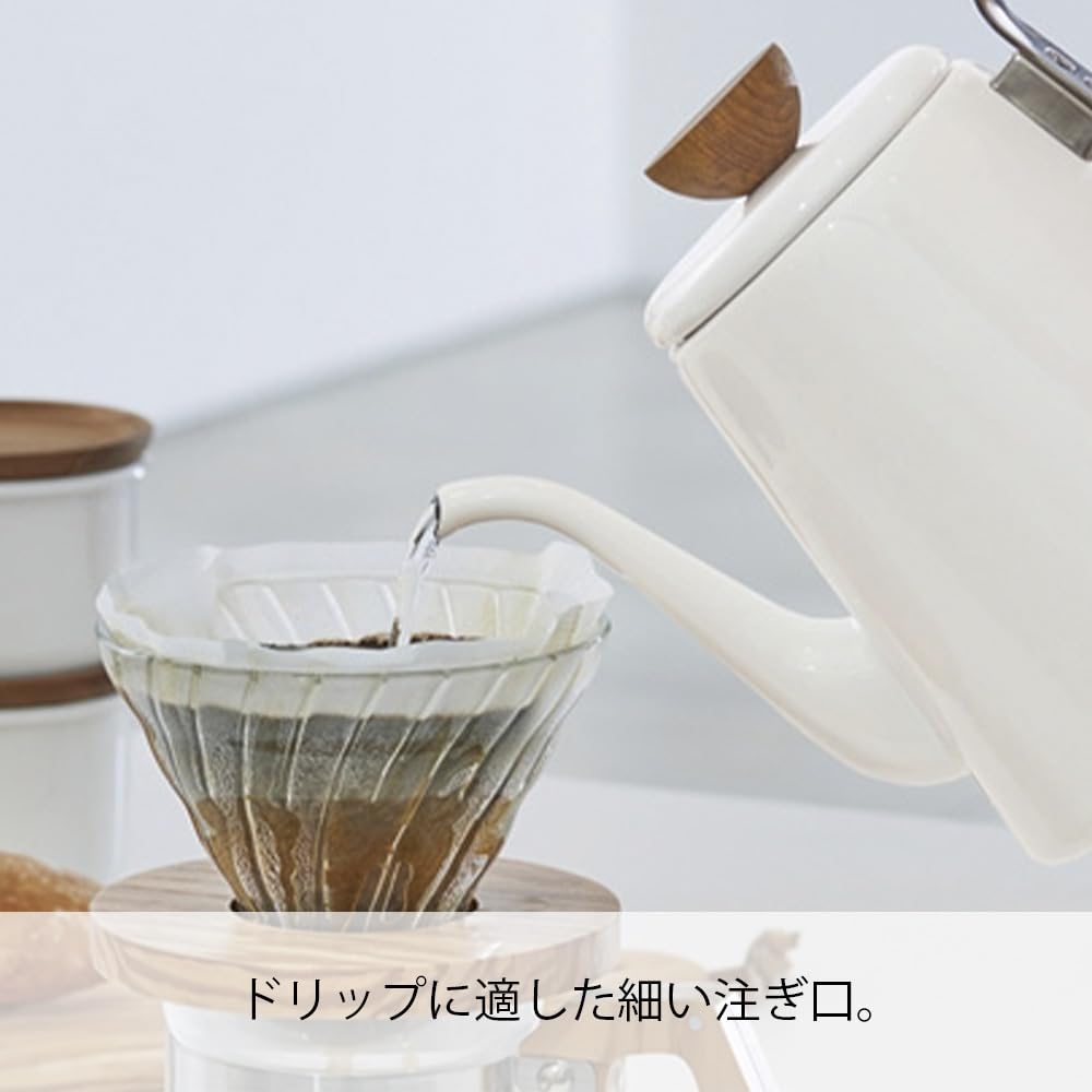 HARIO BDK-80-W Drip-Coffeemakers, One Size, 800 milliliters, White
