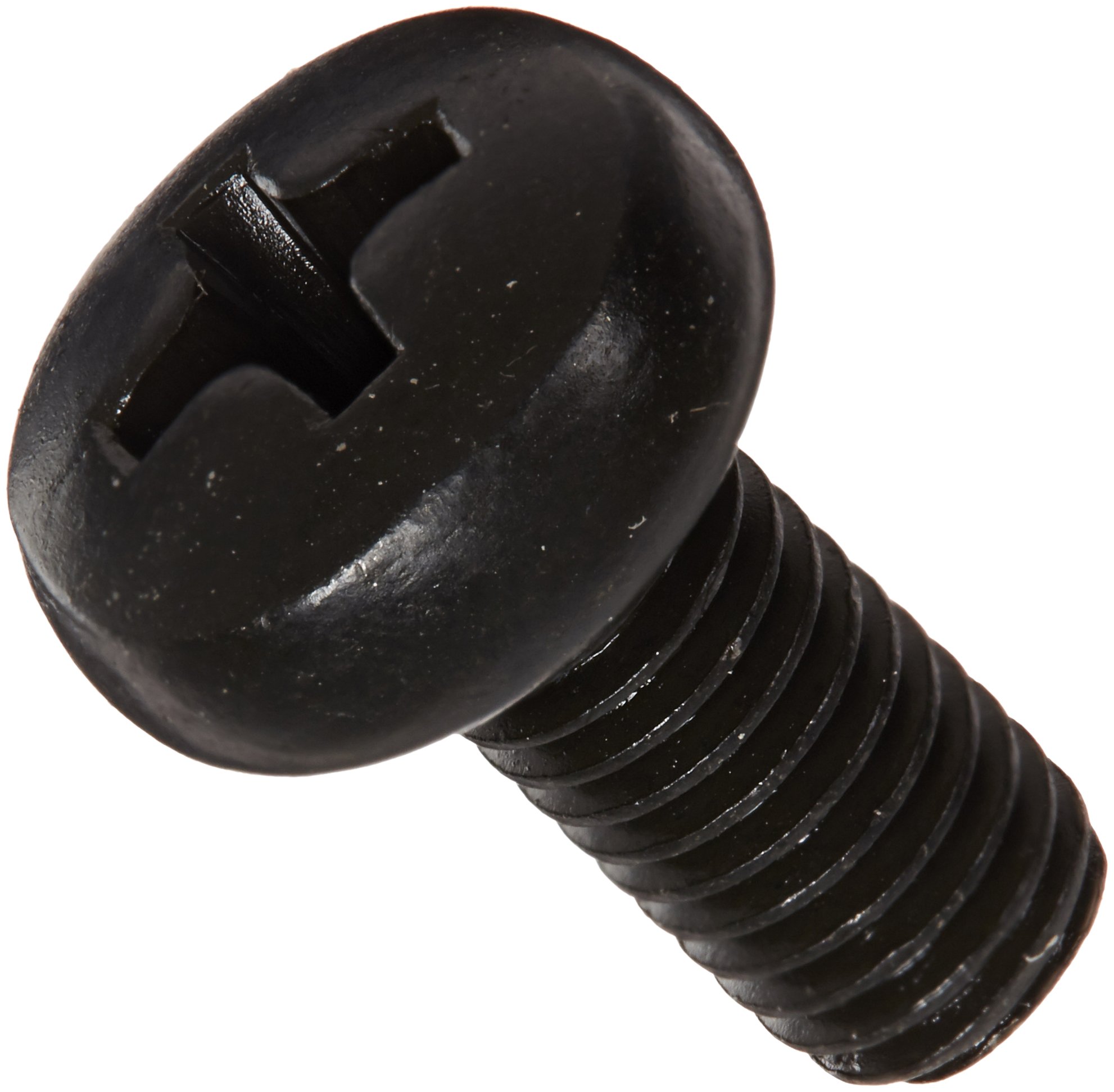 Small Parts M510D7985AB Steel Pan Head Machine Screw, Black Oxide Finish, Meets DIN 7985, #2 Phillips Drive, M5-0.8 Thread Size, 10 mm Length, Fully Threaded, Import (Pack of 100)