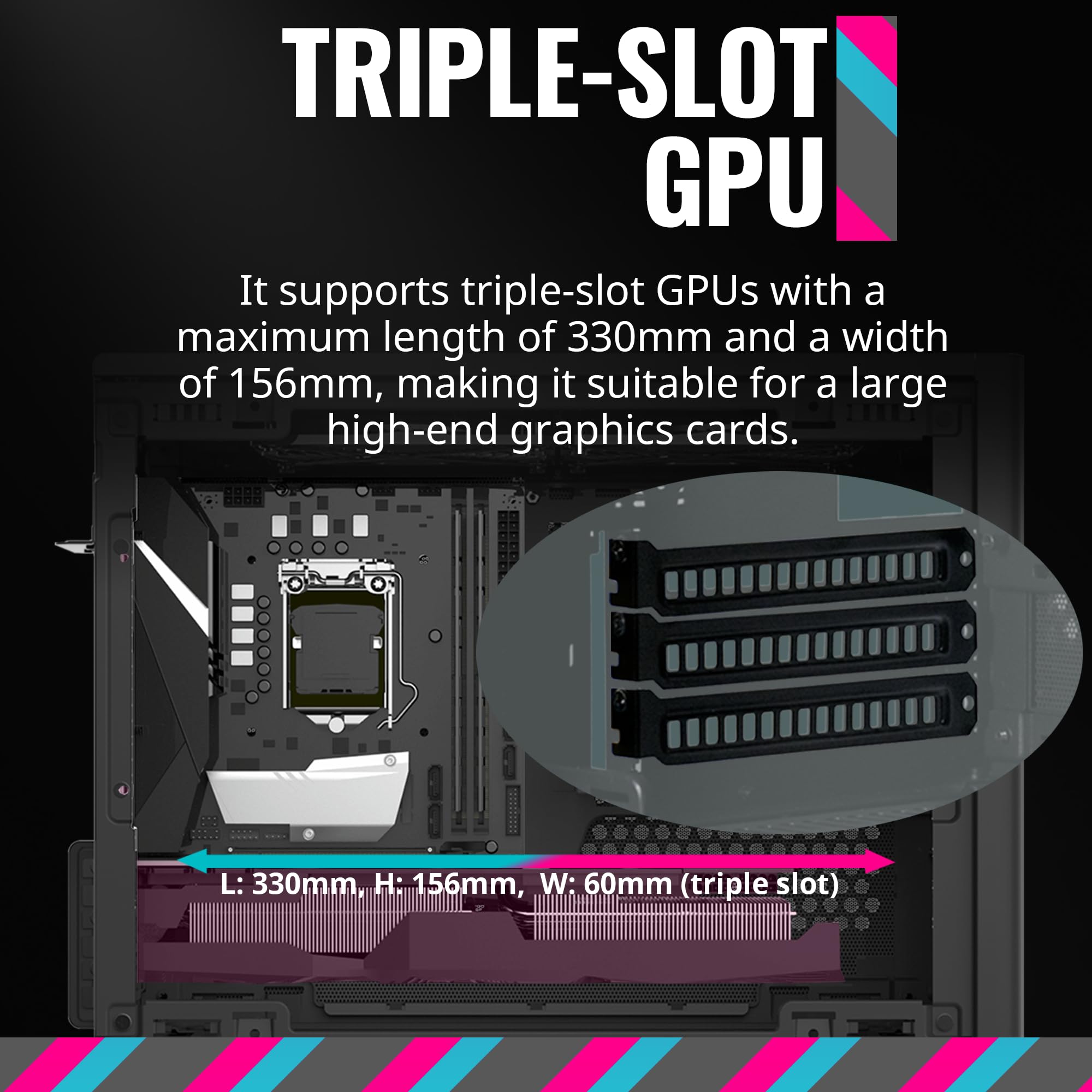 Cooler Master NR200 SFF Small Form Factor Mini-ITX Case, Vented Panels, Triple-slot GPU, Tool-Free, 1x 120mm Fan, 1x 92mm, 360 Degree Accessibility (MCB-NR200-KNNN-S00)