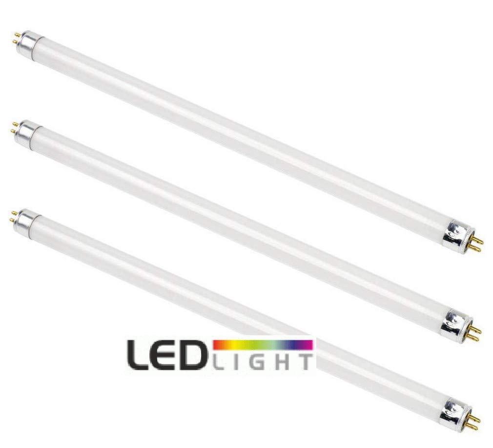 BrightWize F8t5ww LED Replacement F8t5 LED 5 Watts 500 Lumens Warm White 3000k F8 T5 Pack of 3 Bulbs